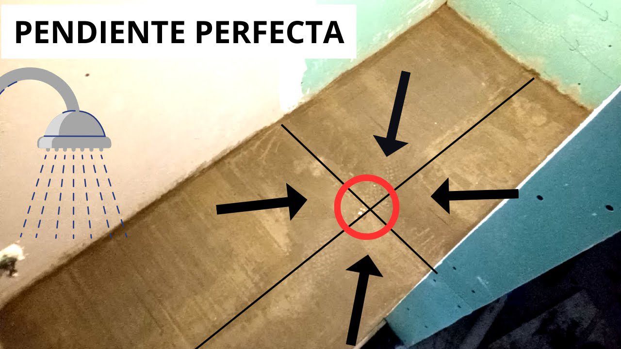 Cómo dar caída al piso de la ducha para un buen drenaje