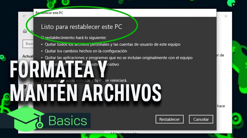Cómo formatear una PC sin perder el sistema operativo Windows