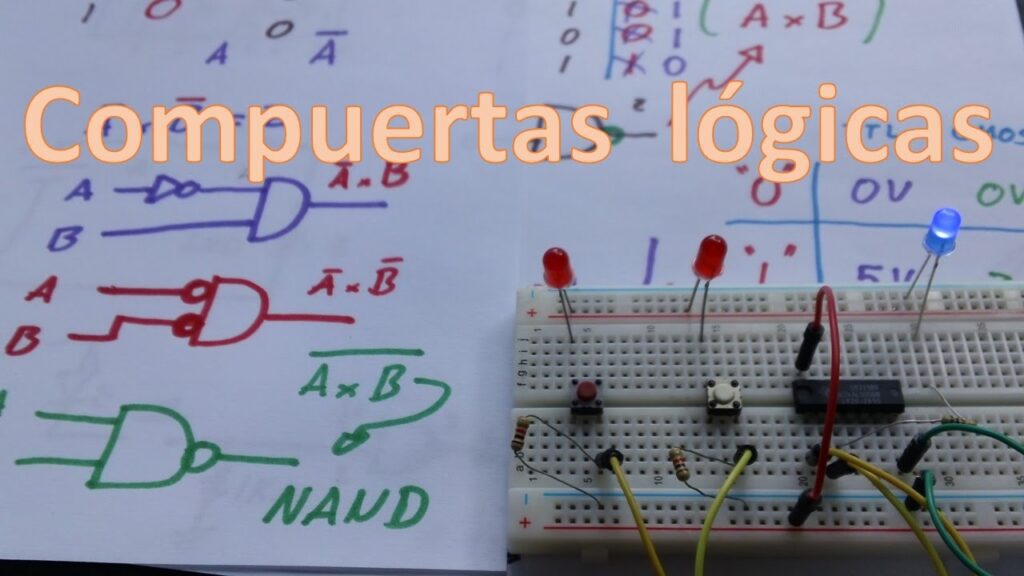 Cómo funcionan los circuitos lógicos AND, OR y NOT en electrónica