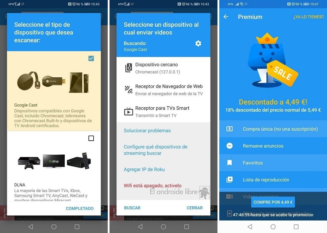 Cómo instalar Web Video Caster en mi dispositivo