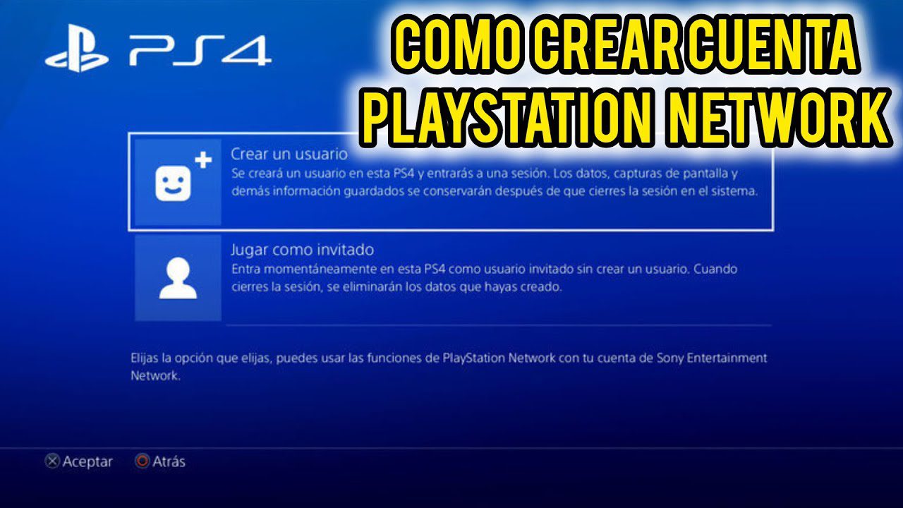 Cómo puedo crear una cuenta nueva en Sony Entertainment Network