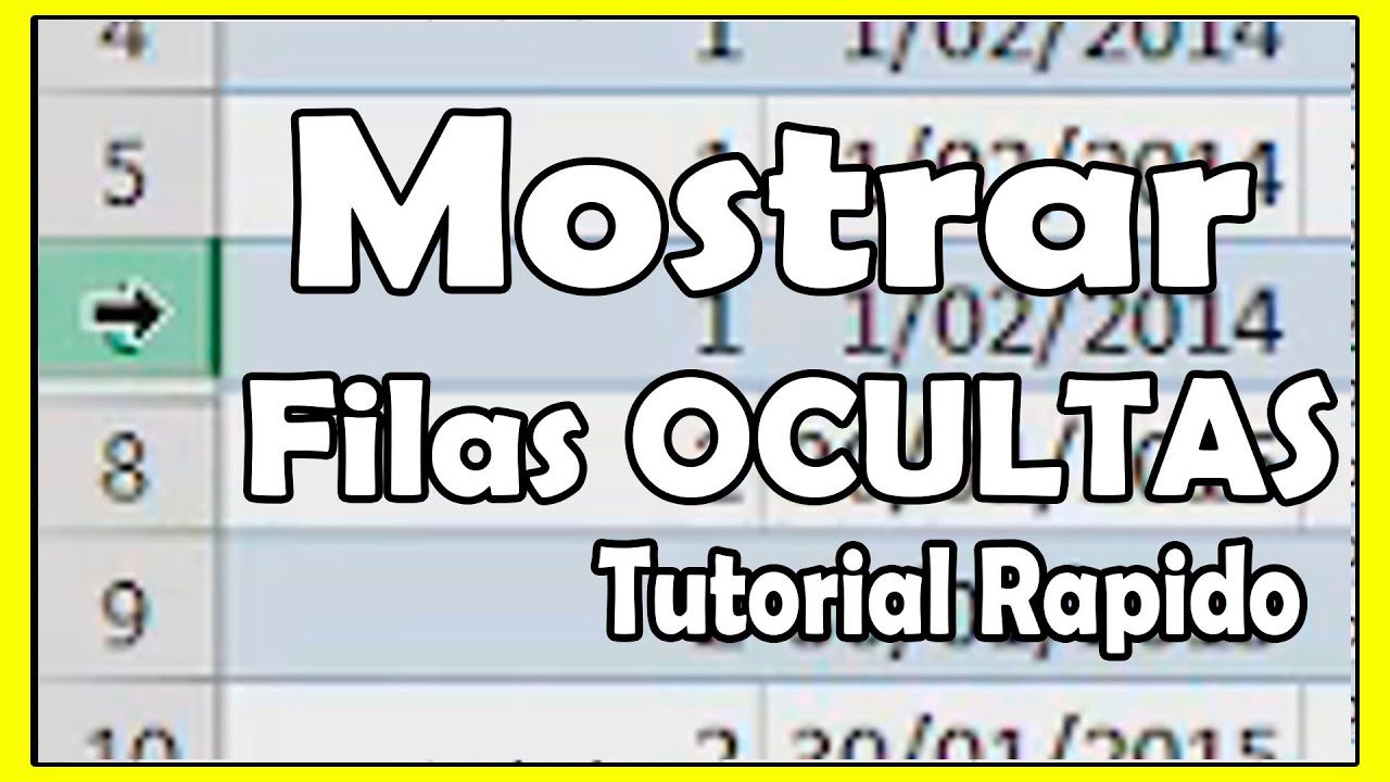 Cómo Puedo Ver Celdas Ocultas En Excel Fácilmente 2799
