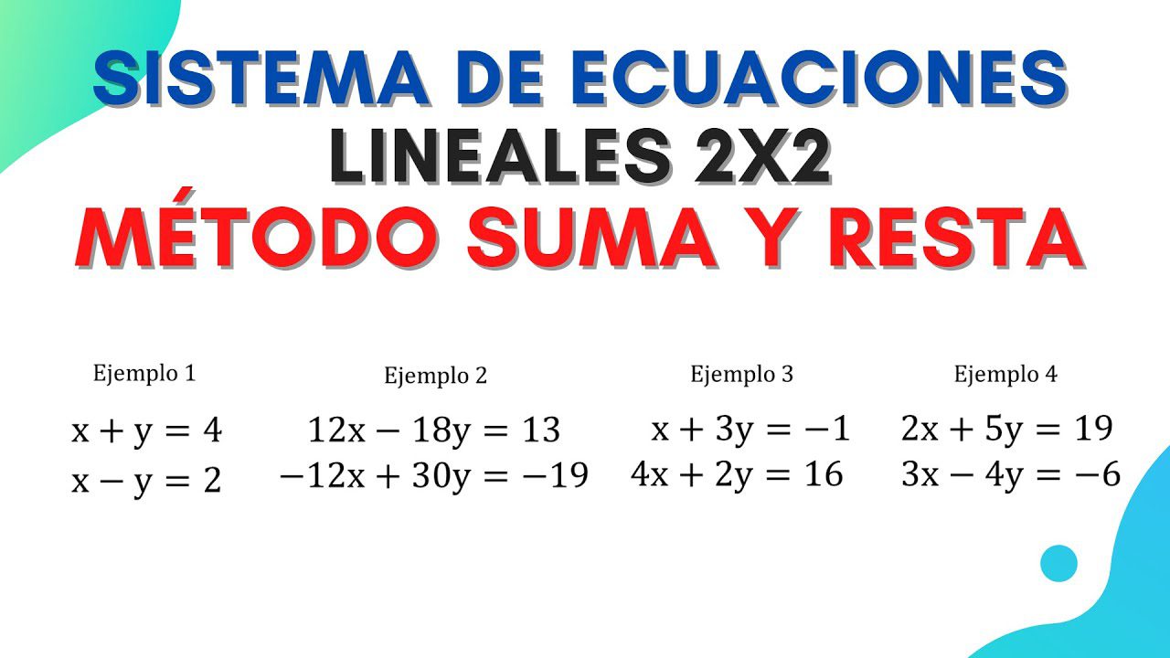 Cómo resolver ecuaciones utilizando el método de suma y resta