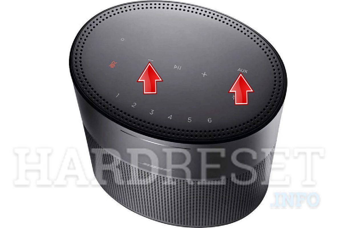 Cómo restablecer el altavoz Bose Revolve a la configuración de fábrica