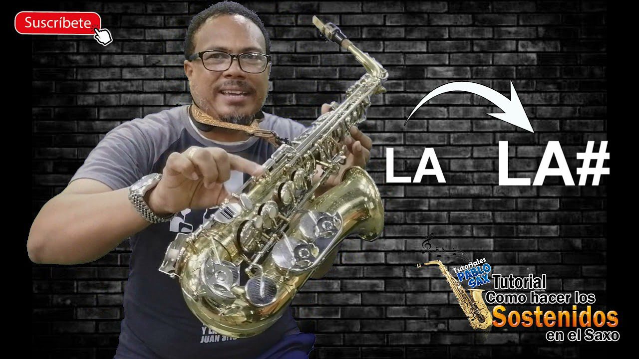 Cómo se tocan los sostenidos y bemoles en saxofón alto