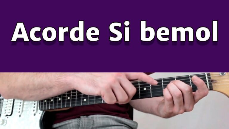 Cómo tocar el acorde Si bemol en la guitarra de manera sencilla