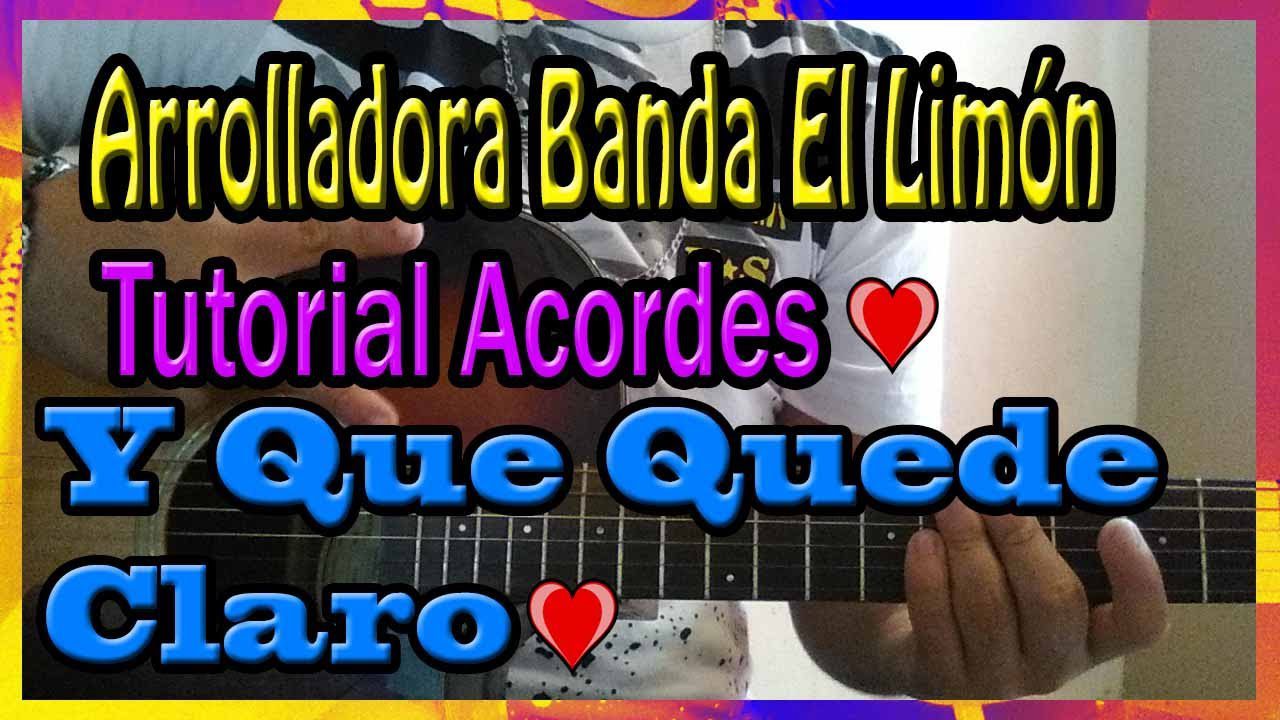 Cómo tocar "Y que quede claro" con acordes en guitarra