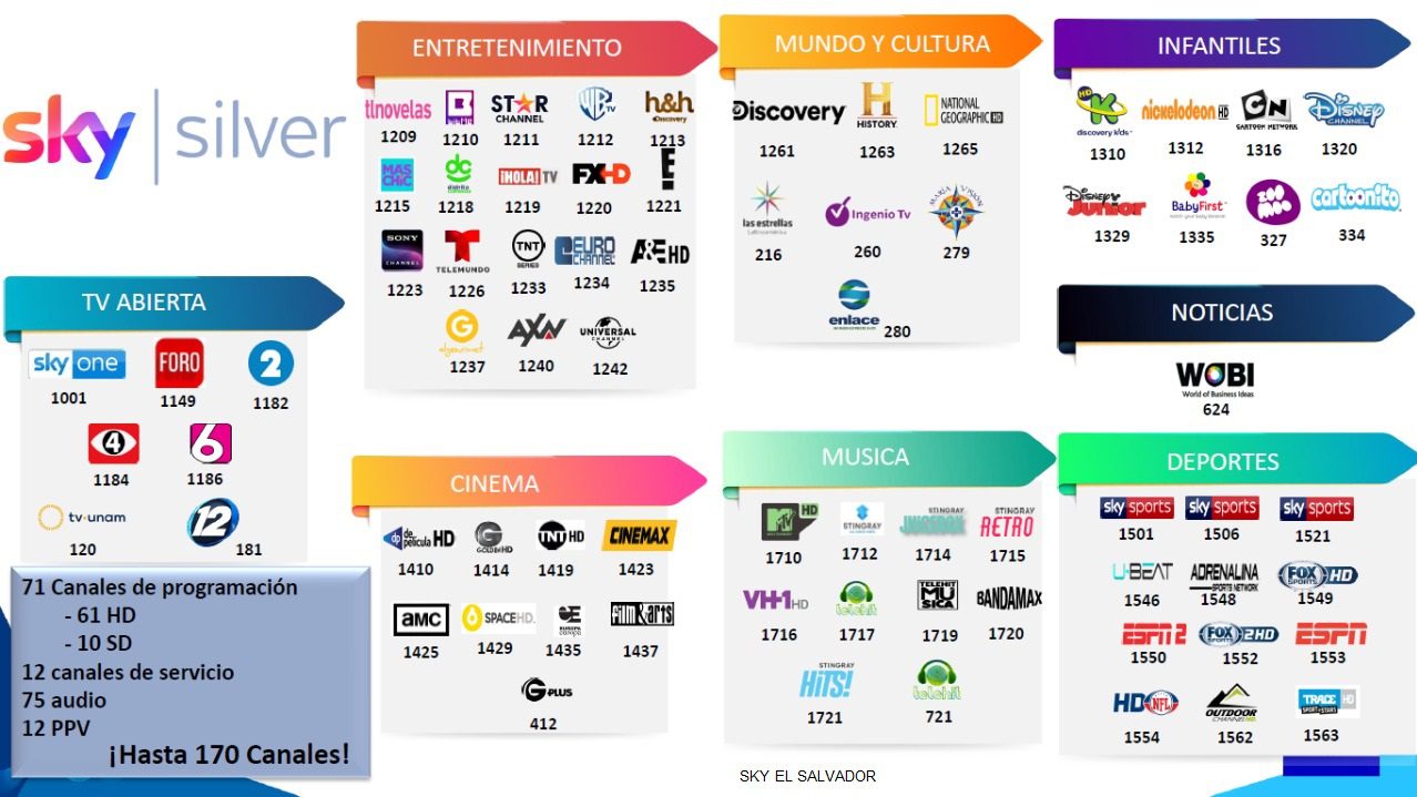 Cuál es el canal de Univision en Sky para ver su programación