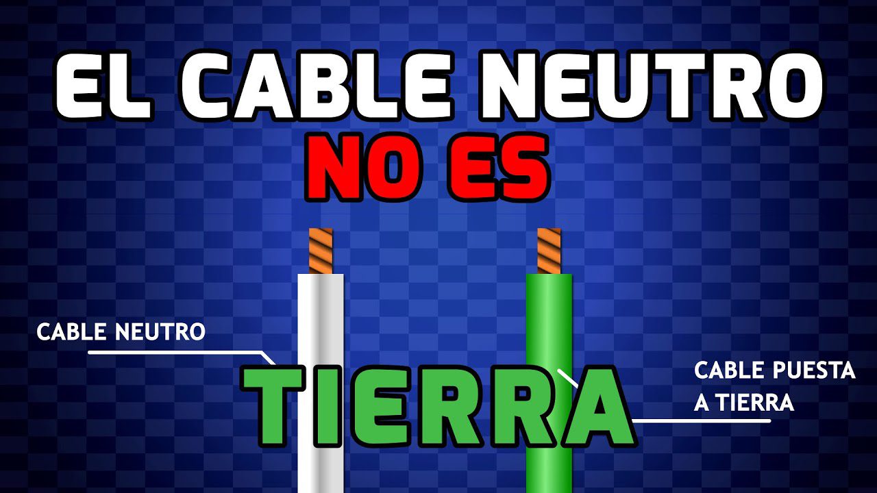 El neutro y la tierra en electricidad son lo mismo o diferentes