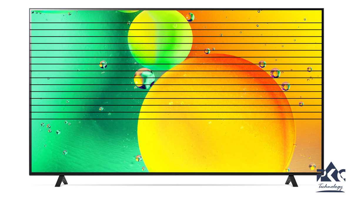 Por qué aparece una raya horizontal en mi pantalla LED y cómo solucionarla