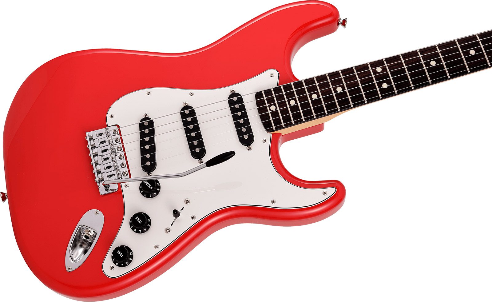 Por qué elegir una Fender Stratocaster Fiesta Red como tu guitarra