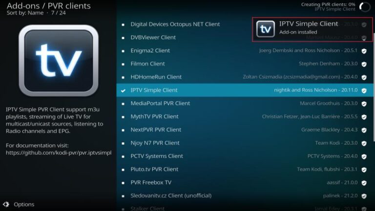 Qué es el plugin PVR IPTV Simple Client y cómo instalarlo