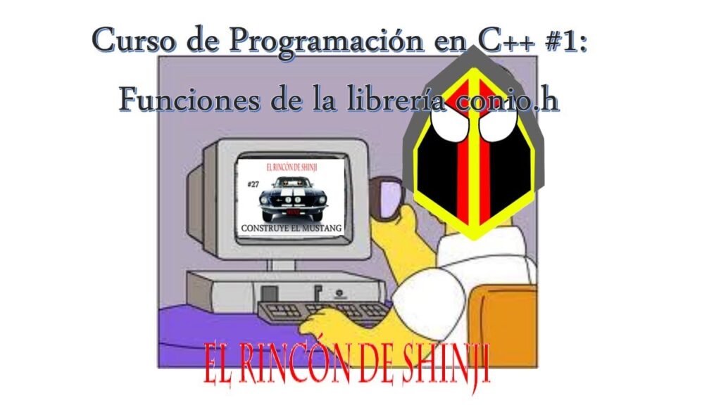 Qué funciones ofrece la librería conio.h en programación en C
