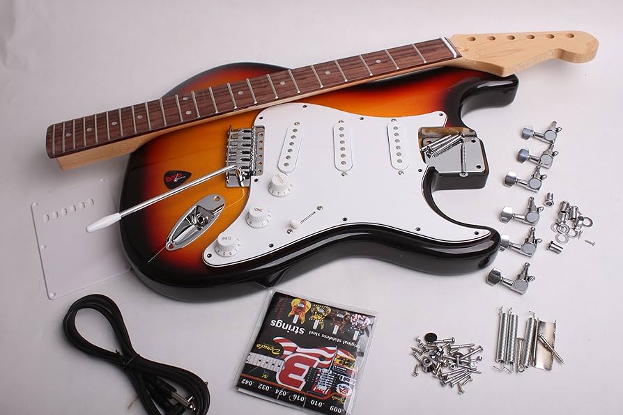 Qué incluye un kit de guitarra Fender Stratocaster