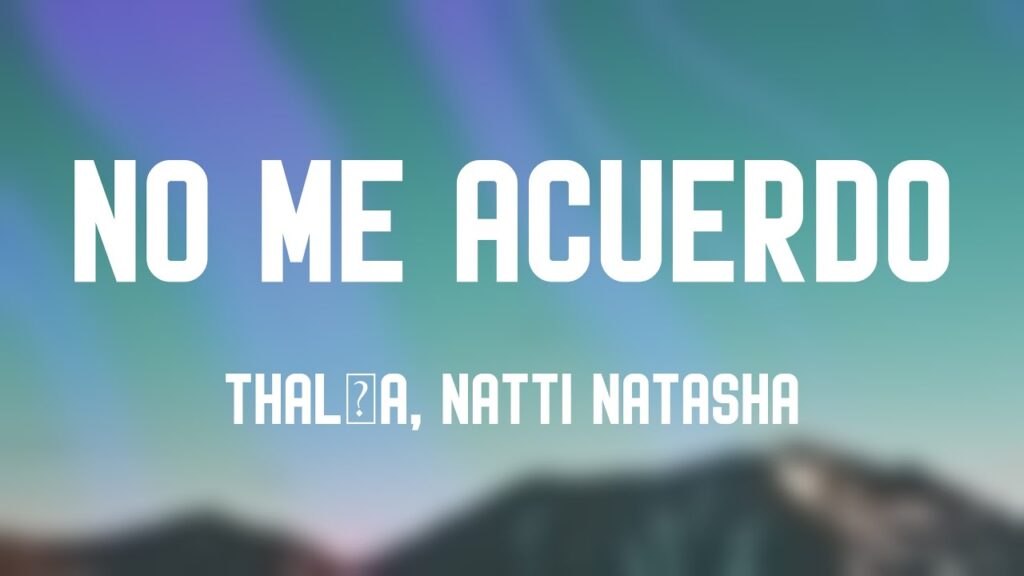 Sabes cuál es la canción que dice "me duele la cabeza"