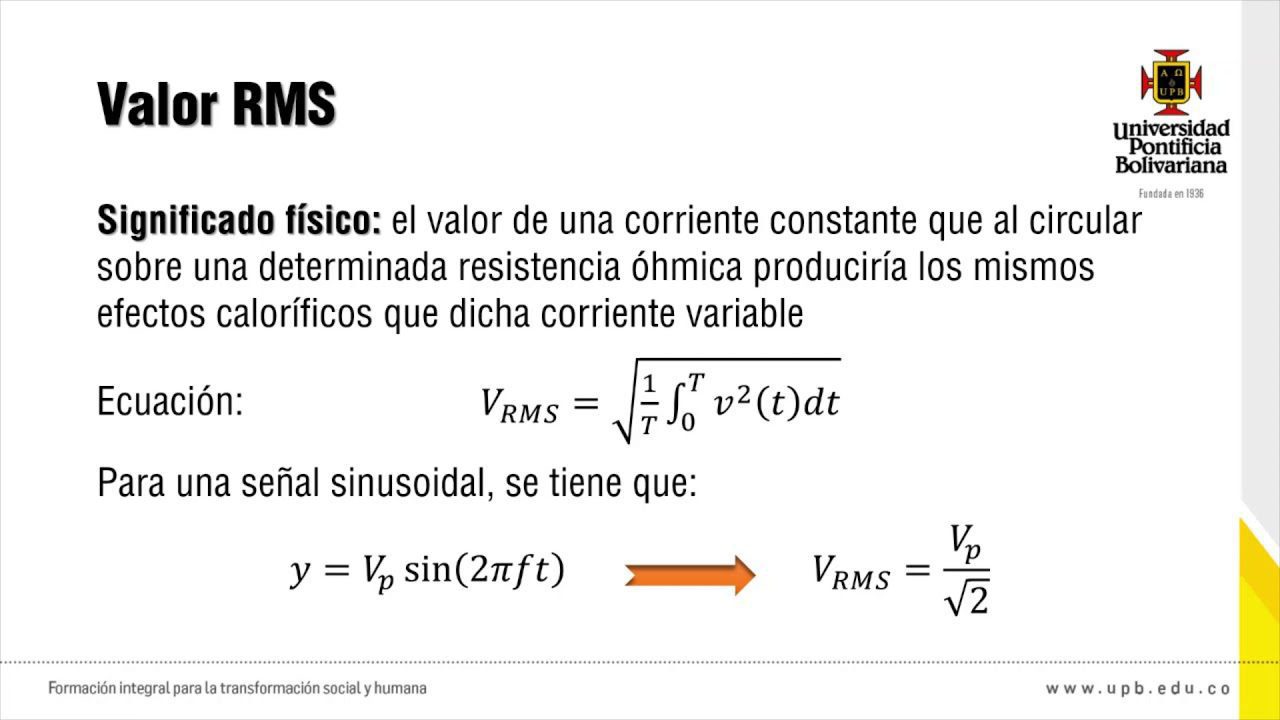 Voltaje RMS: Definición y cálculo detallado